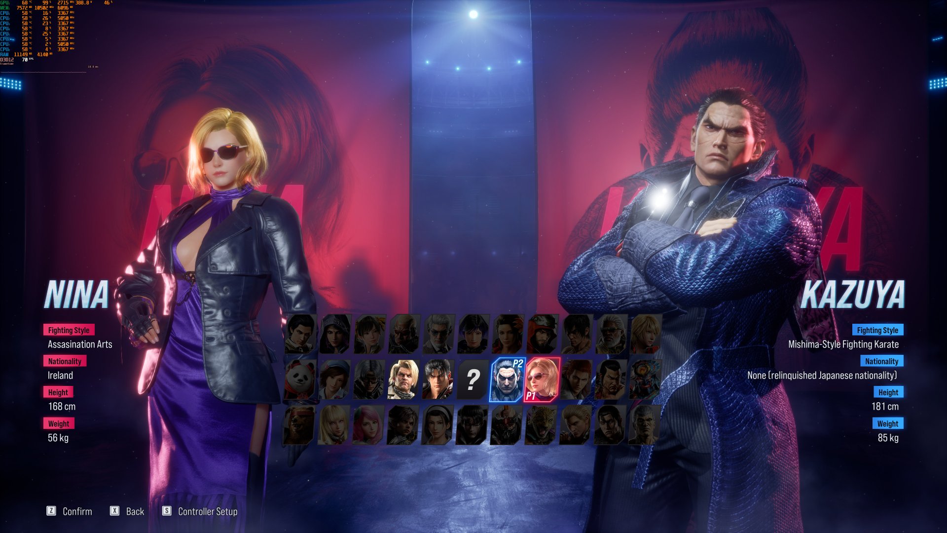 Tekken 8 - Unreal Engine 5 Lumen On/Off Comparison Screenshots