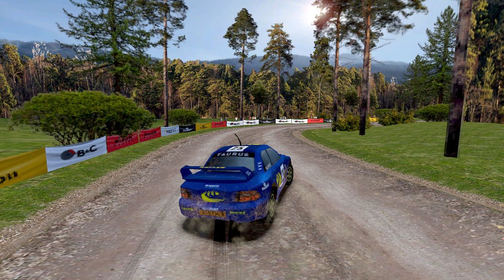 Old School Rally is a new racing game with PSX 32-bit graphics, created ...