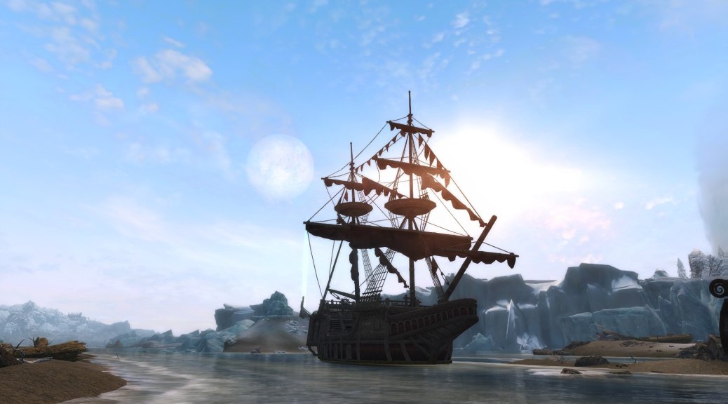This mod adds functional ships to The Elder Scrolls V: Skyrim