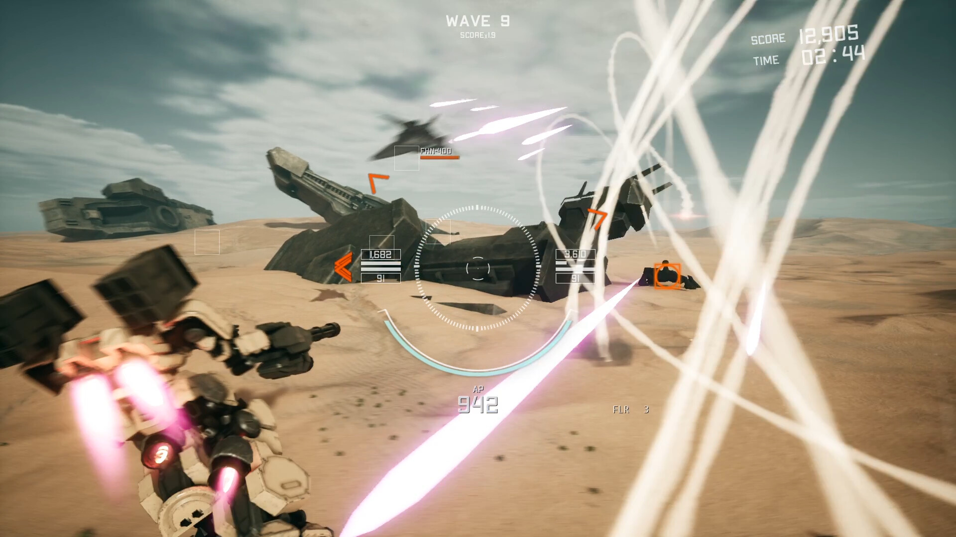 OMEGA PHENEX COMMENCED PROJECT SIX feels like a mix of Armored Core 4 ...