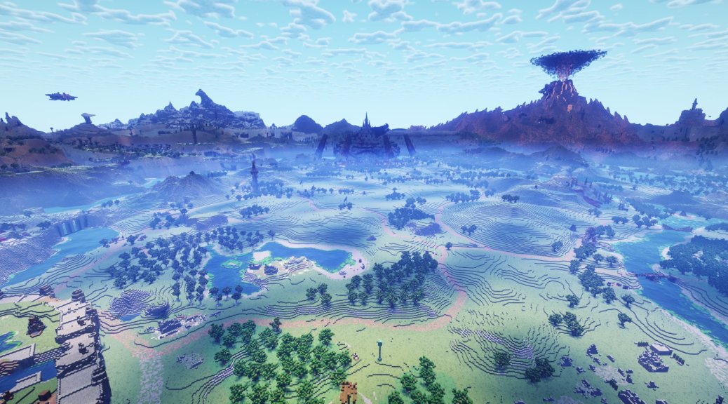 Modders recreated the whole Zelda: Breath of the Wild in Minecraft