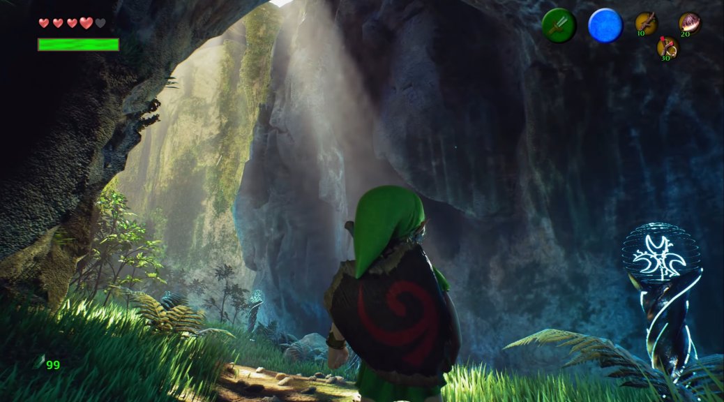 Zelda Ocarina Of Time Zora River Unreal Engine 5 Demo Released