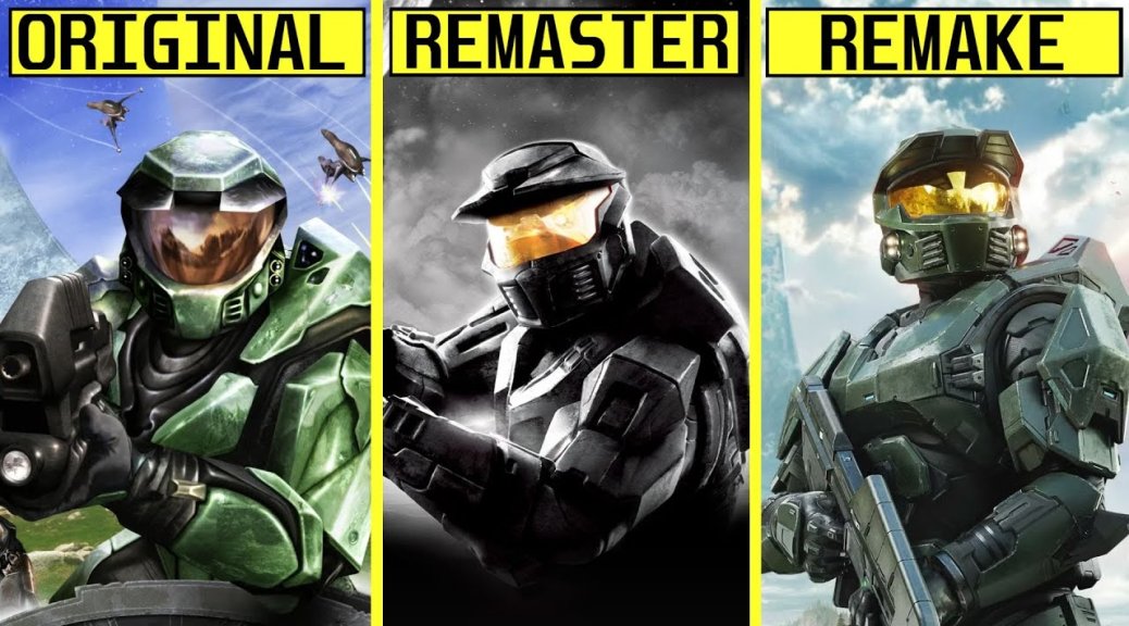 Halo Original vs Remaster vs Remake Graphics Comparison