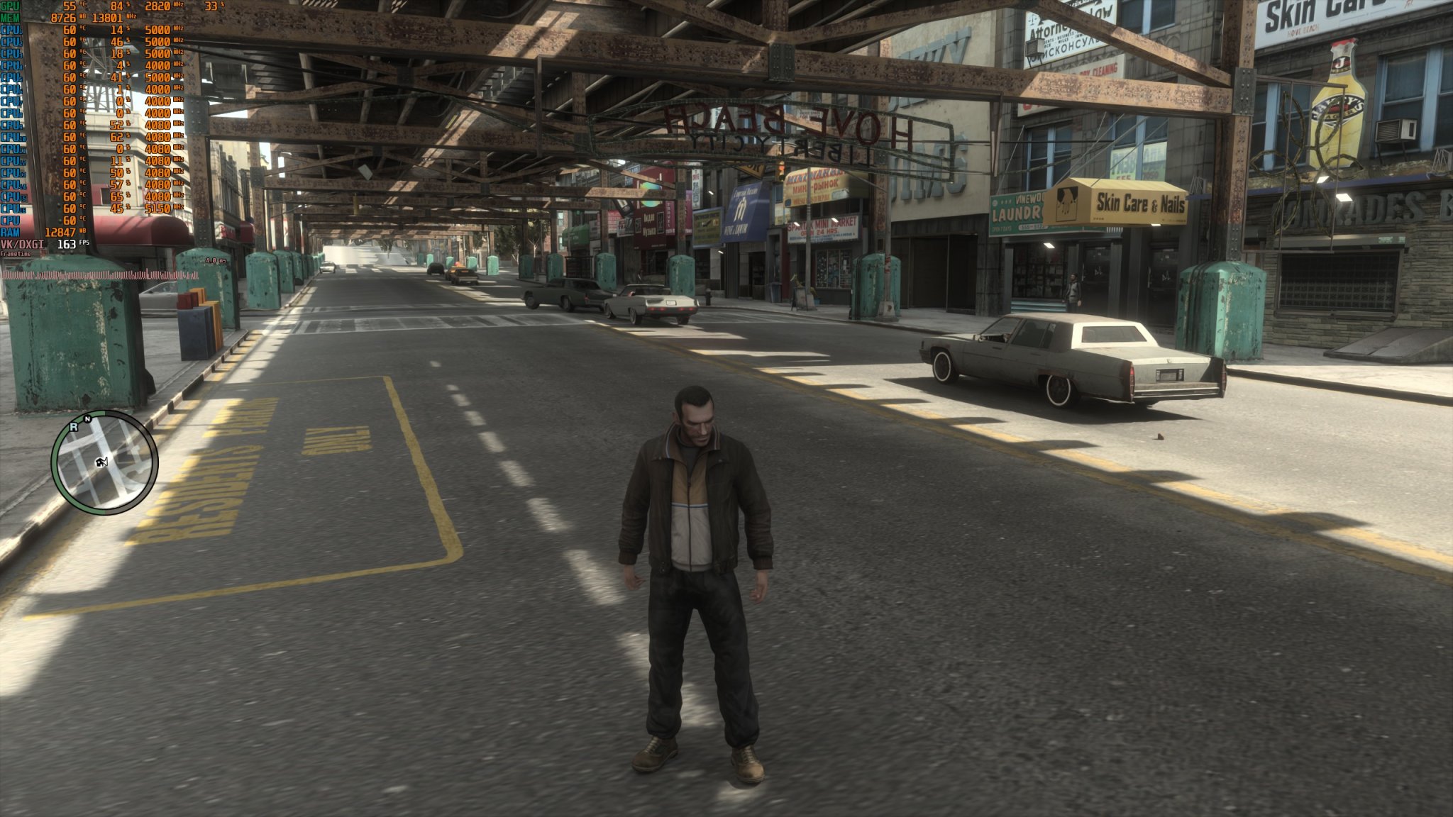 Grand Theft Auto 4 Path Tracing RTX Remix Benchmarks